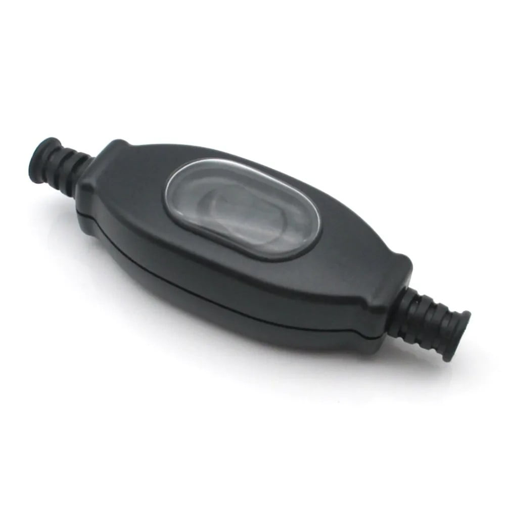 Waterproof In Line Switch 7mm Cord Switch Round Wire Silver Contact ...