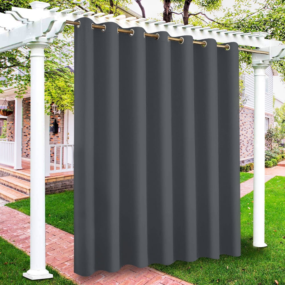 Waterproof Indoor/Outdoor Curtains for Patio - Thermal Insulated, Sun ...