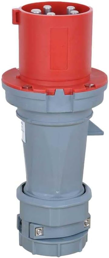 Waterproof Industrial Connector Plug 5Pin 63A 380V-415V 3P+E+N IP44 ...