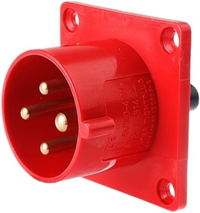 Waterproof Industrial Plug and Socket Connector Male and Female 3 cores ...