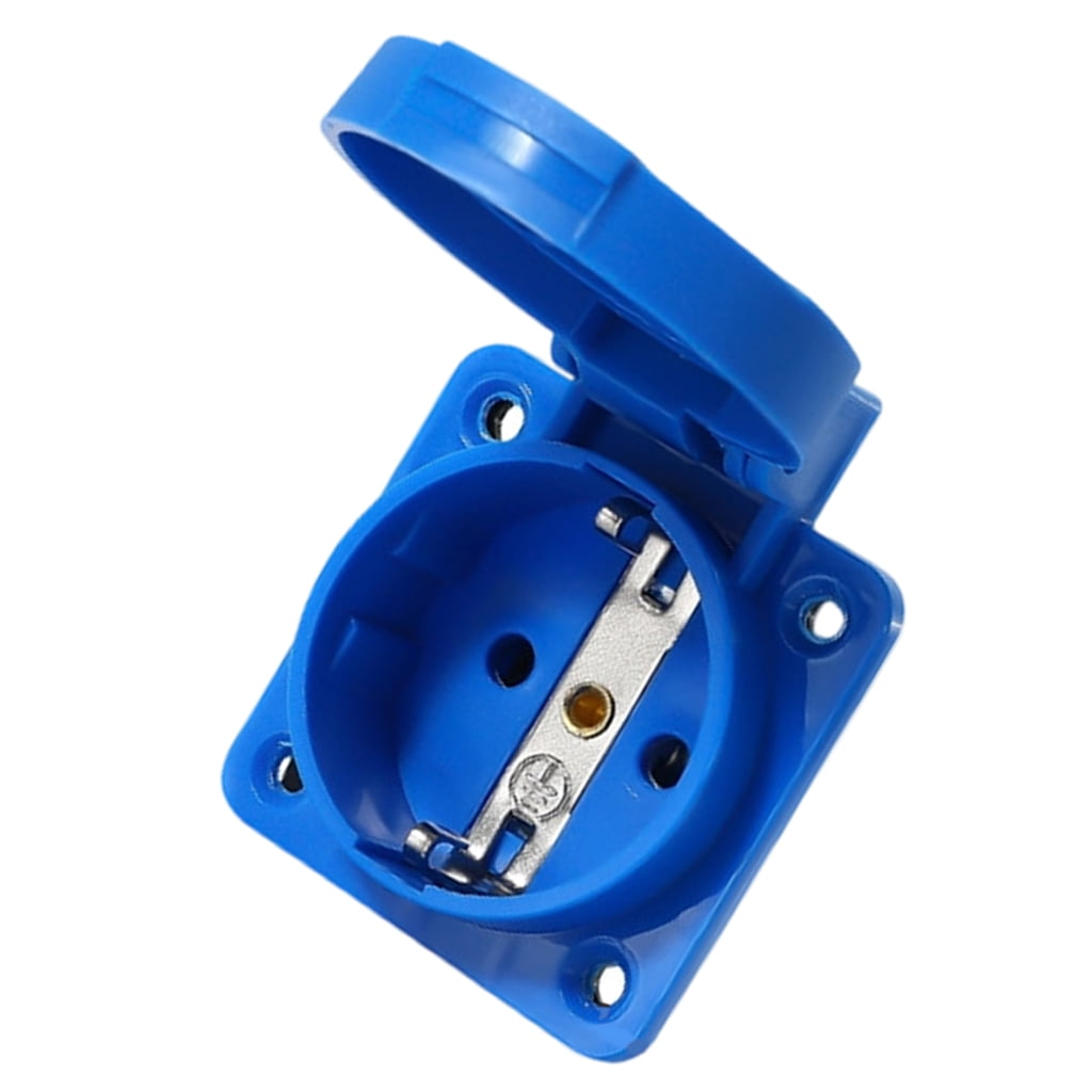 Waterproof Industry Safety Outlet Embedded Electrical Panel Receptacle ...