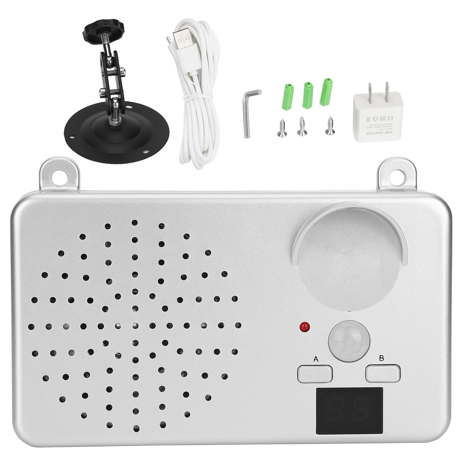 Waterproof Infrared Body Sensor Doorbell Alarm with Voice Reminder and ...