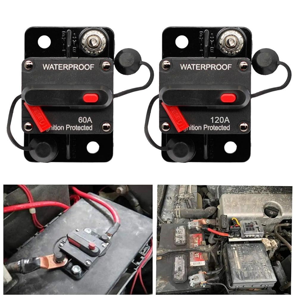 Waterproof Inline Fuse Inverter Marine Circuit Breaker Sys Audio For ...