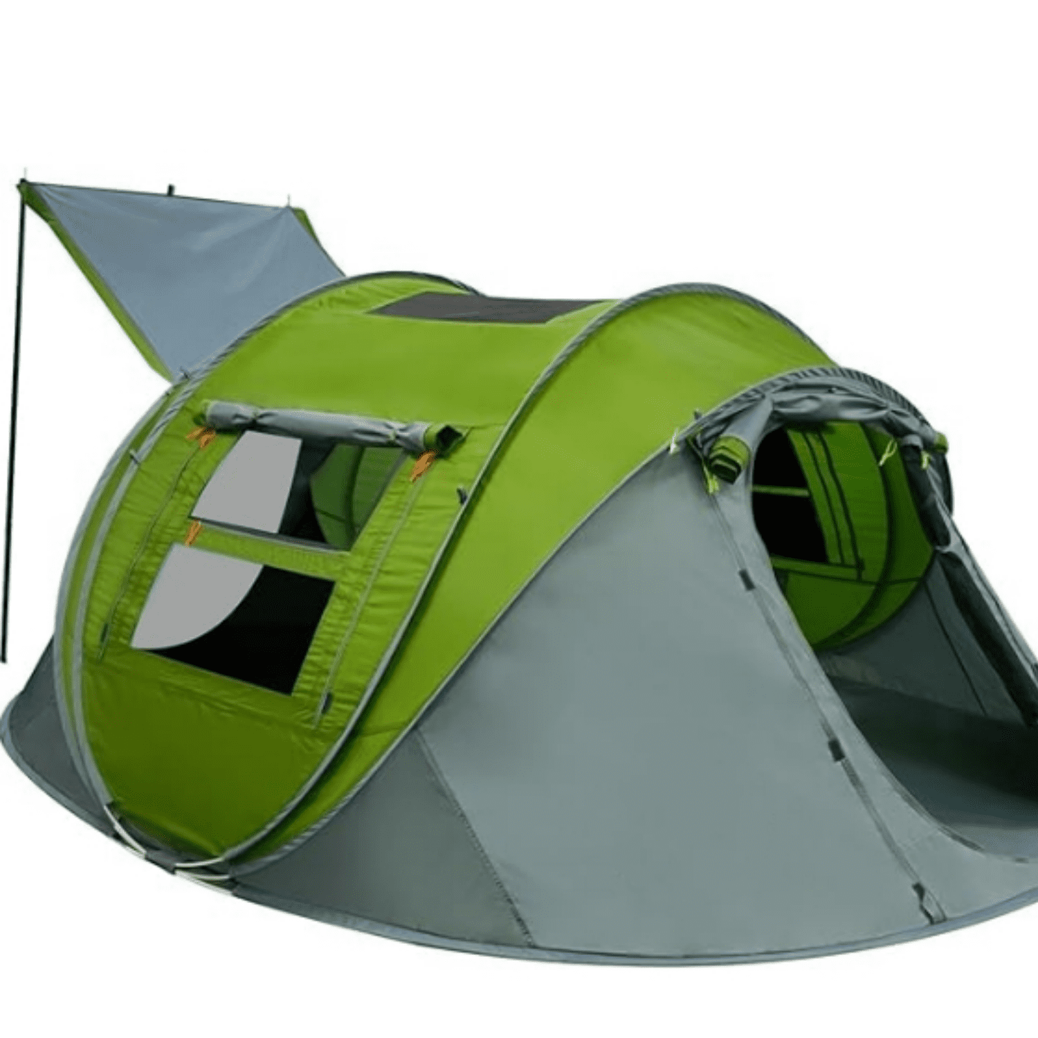 Waterproof Instant Family Tents with Skylight & Removable Rainfly, Upgraded Large Size with 2 ...