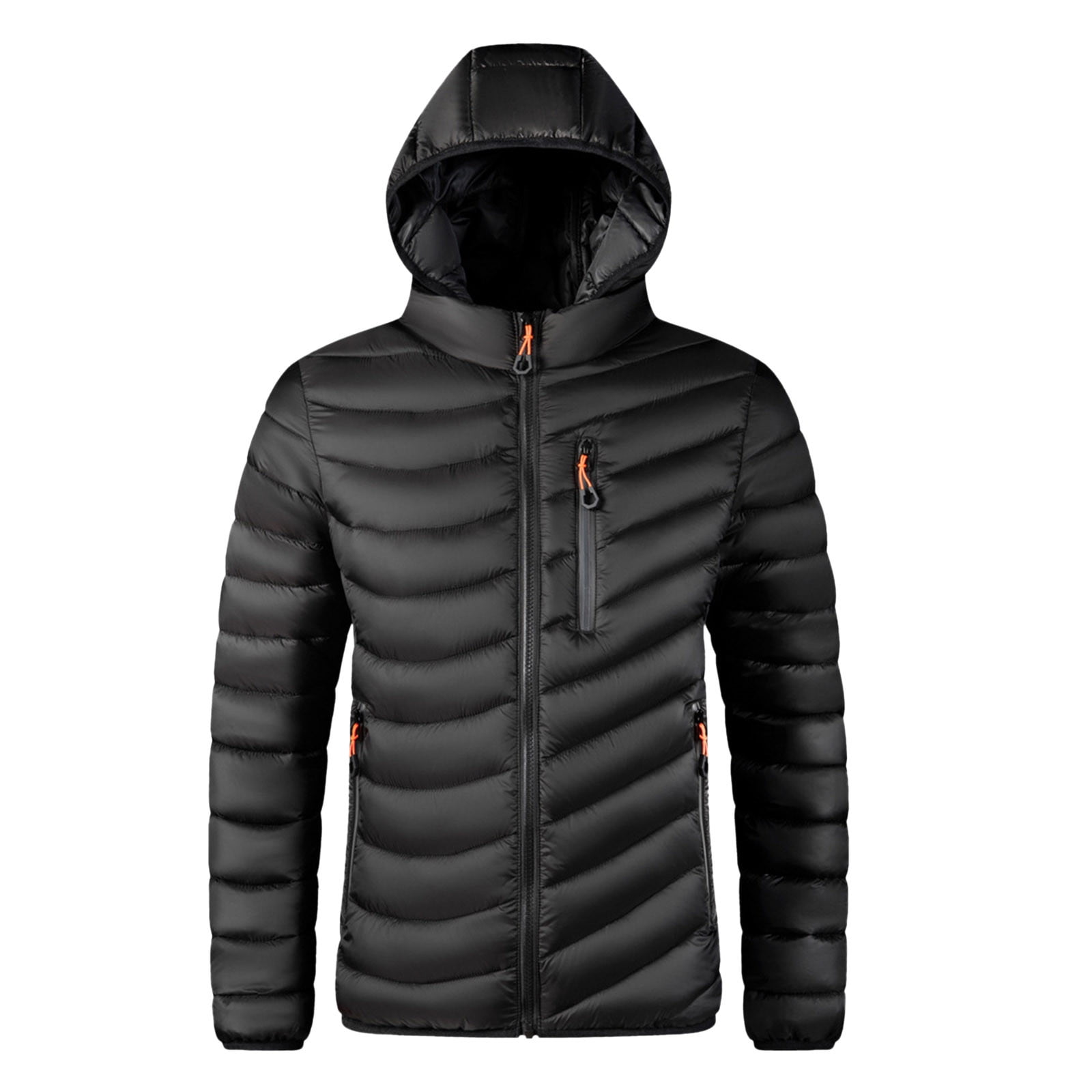 Waterproof Jackets for Men Down Alternative Jacket Quilted Lightweight ...