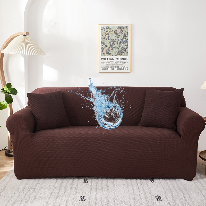 Waterproof Jacquard Sofa Cover Extensible Adjustable Couch Cover for ...