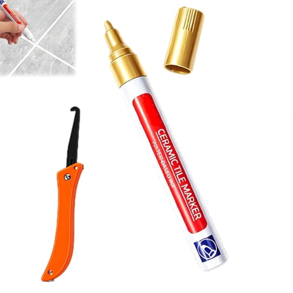 Waterproof Joint Pen for Ceramic Tiles Ceramic Tile Grout Pen, Quick ...