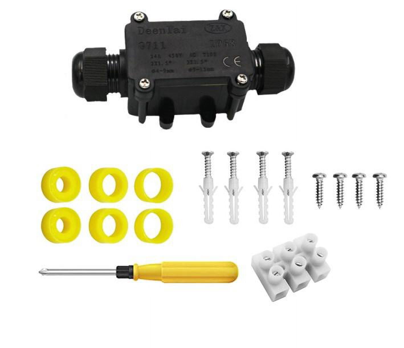 Waterproof Junction Box G711 Outdoor Cable 2 Way Plug Electrical ...