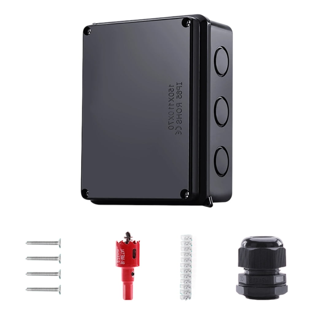 Waterproof Junction Box With Terminals Electrical Cable Wire Connectors ...