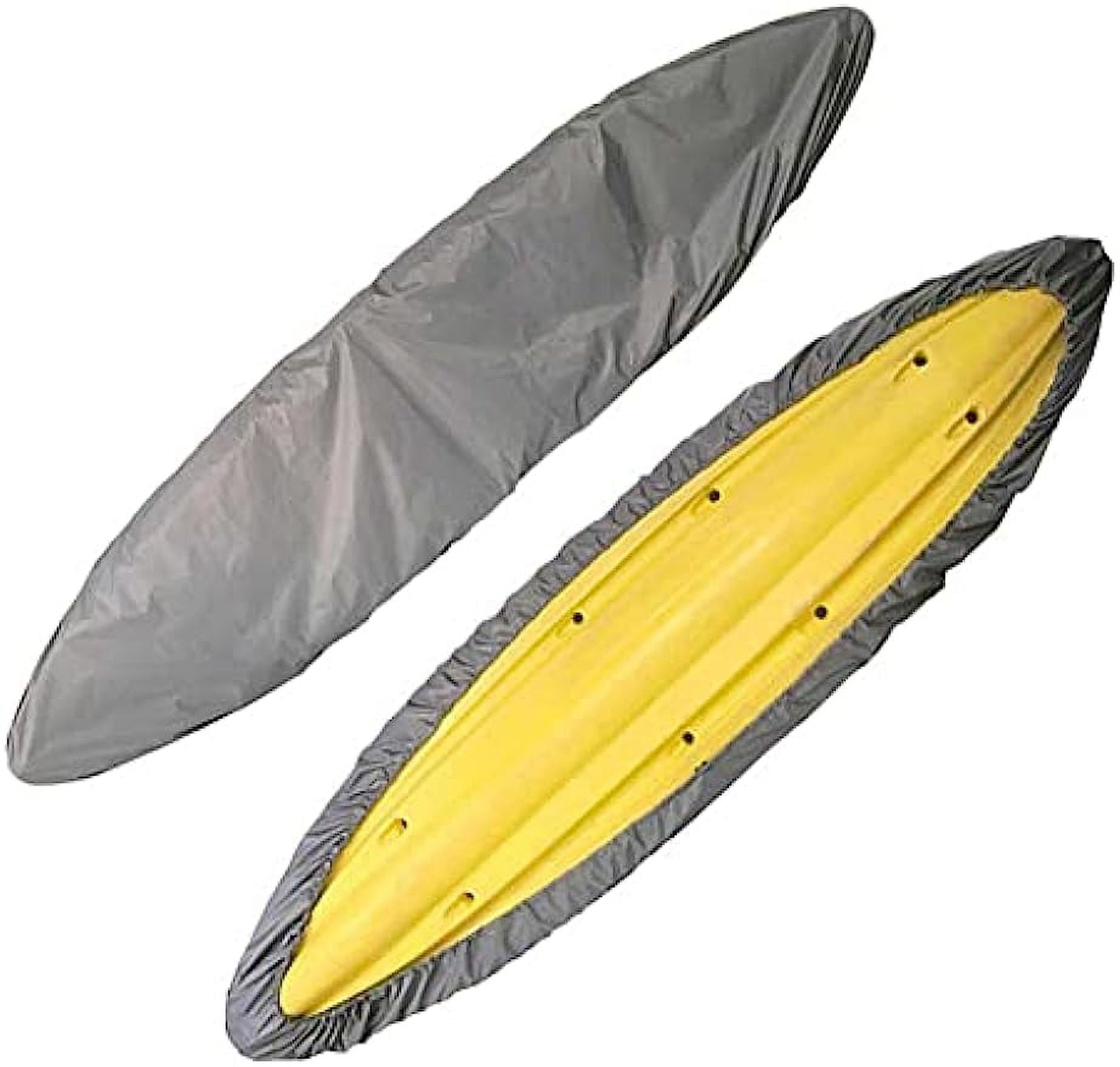 Outdoor Grey Waterproof Kayak Cover, 9.3-10.5ft Full & Snug Fit with ...