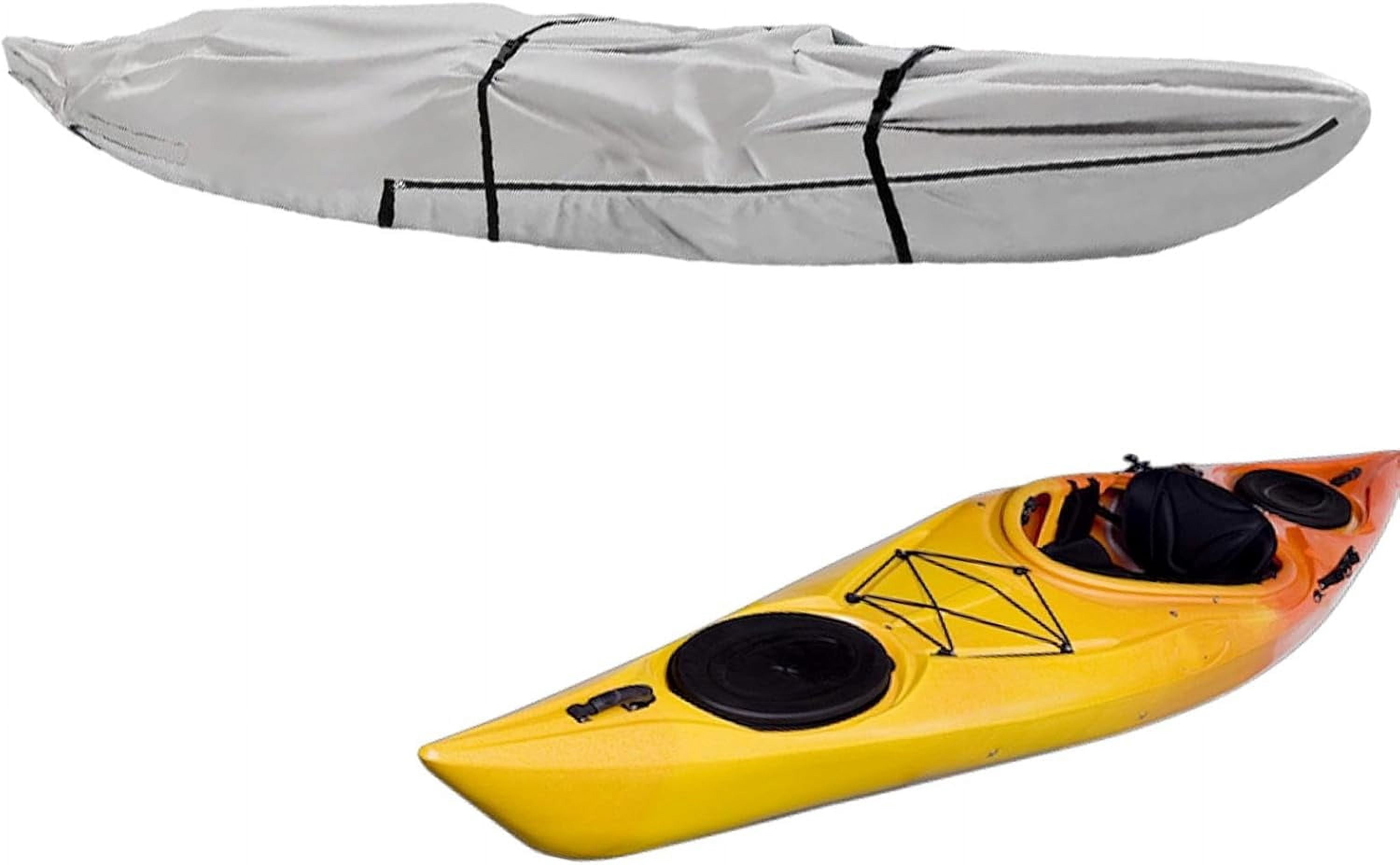 Waterproof Kayak Cover with Zip, 10ft 13ft 16ft 18ft Trailerable Kayak ...