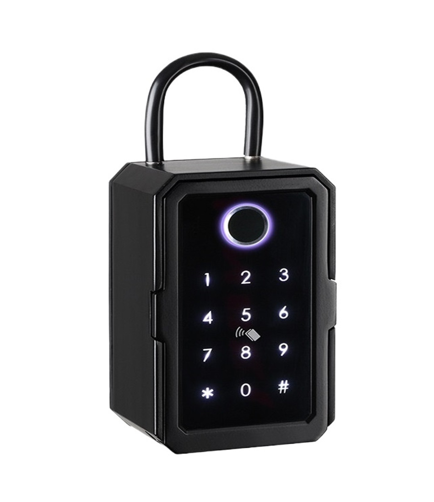 Waterproof Key Safe Fingerprint App Remote Unlock Wall Mount Security ...