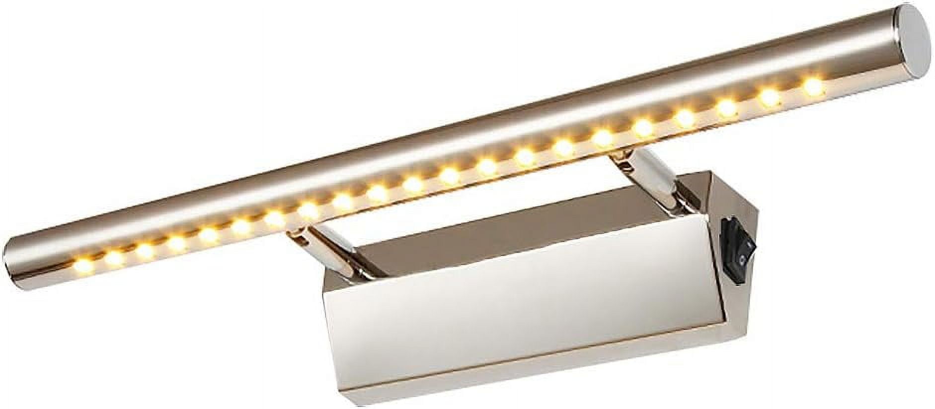 Waterproof LED Bathroom Vanity Light, Pull Chain Switch Non-Dazzling ...