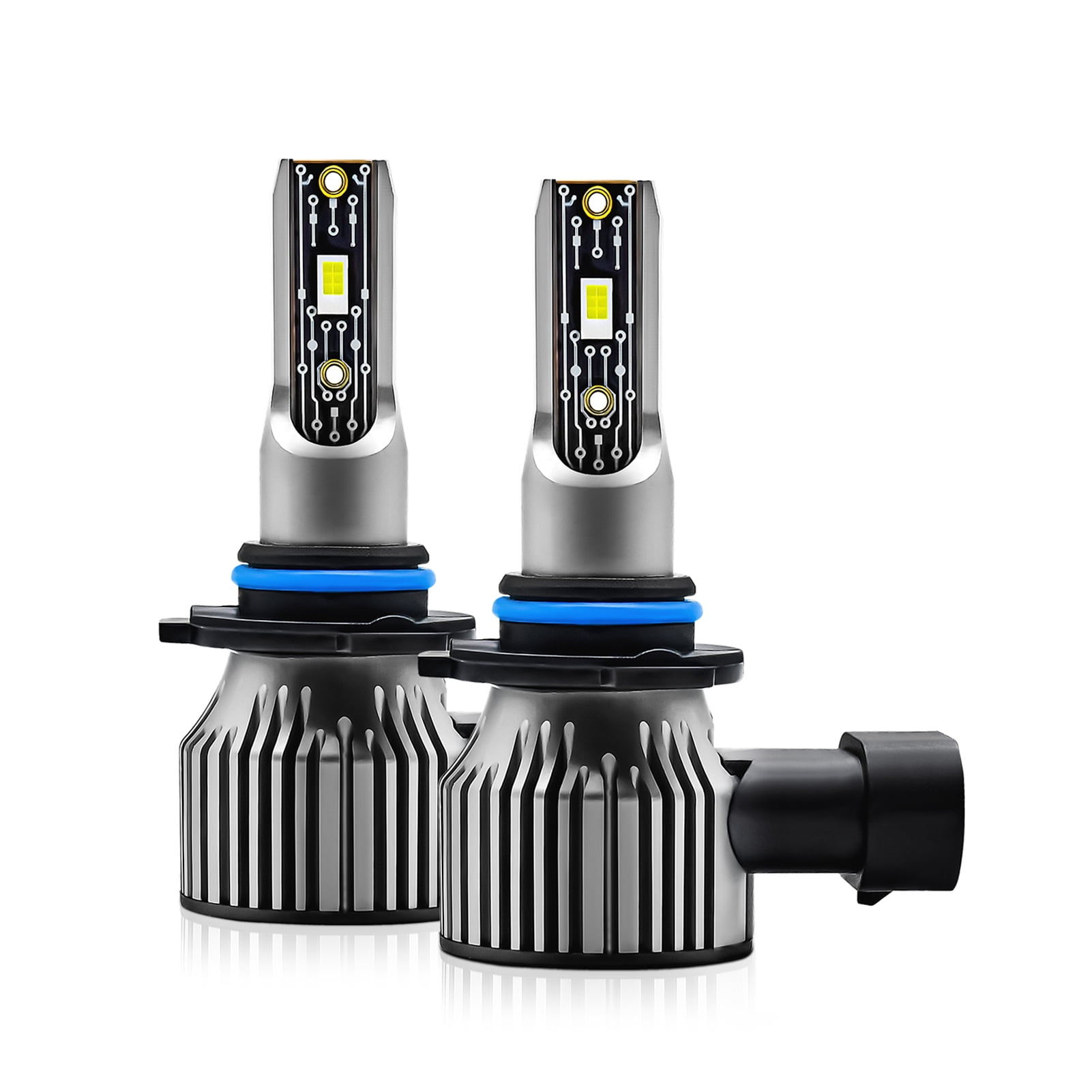 Waterproof LED Car Headlight Bulbs - 9006, 6500K, 120W, 12000LM, Bright ...