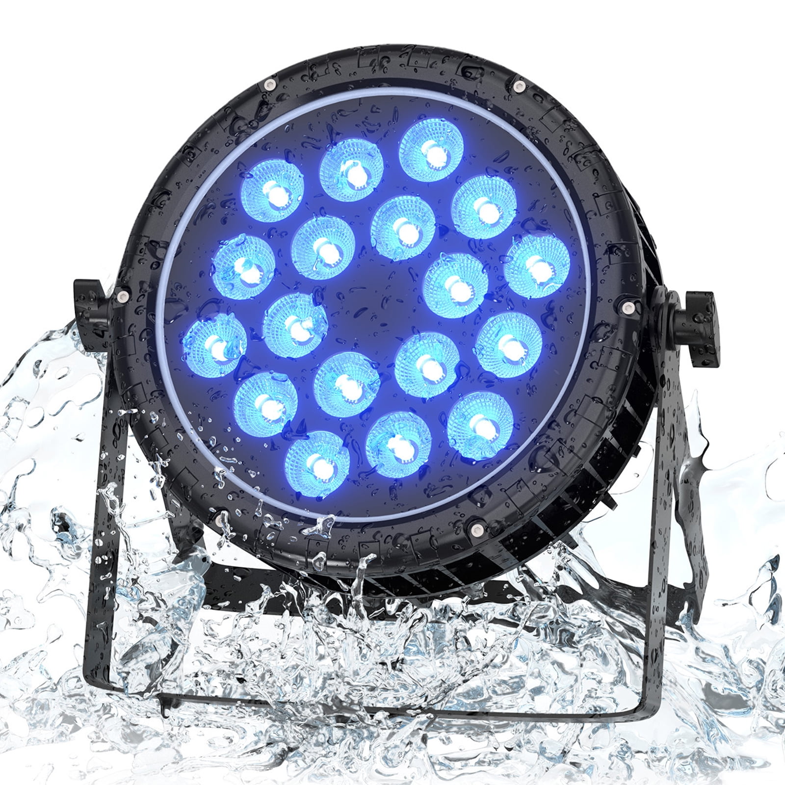 Waterproof LED Par Light 18x10W RGBW IP65 Stage Lighting DMX512 Sound Activated for Outdoor ...