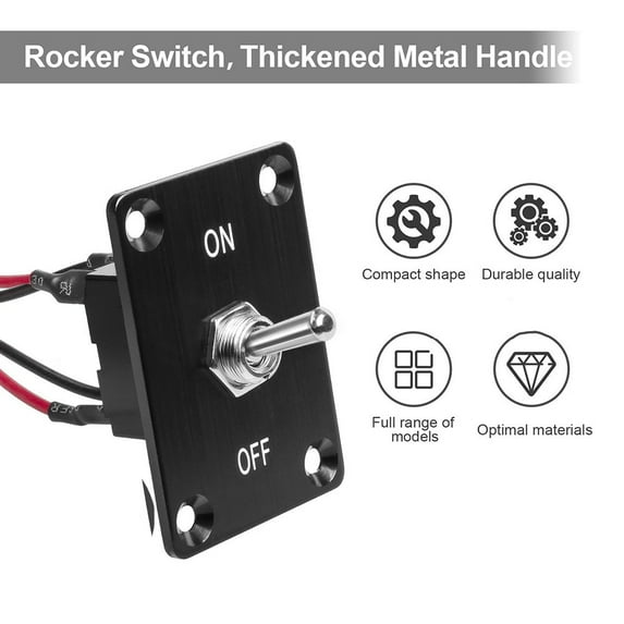 Waterproof Latching Rocker Switch 4 Pin For Trucks And Marine ...