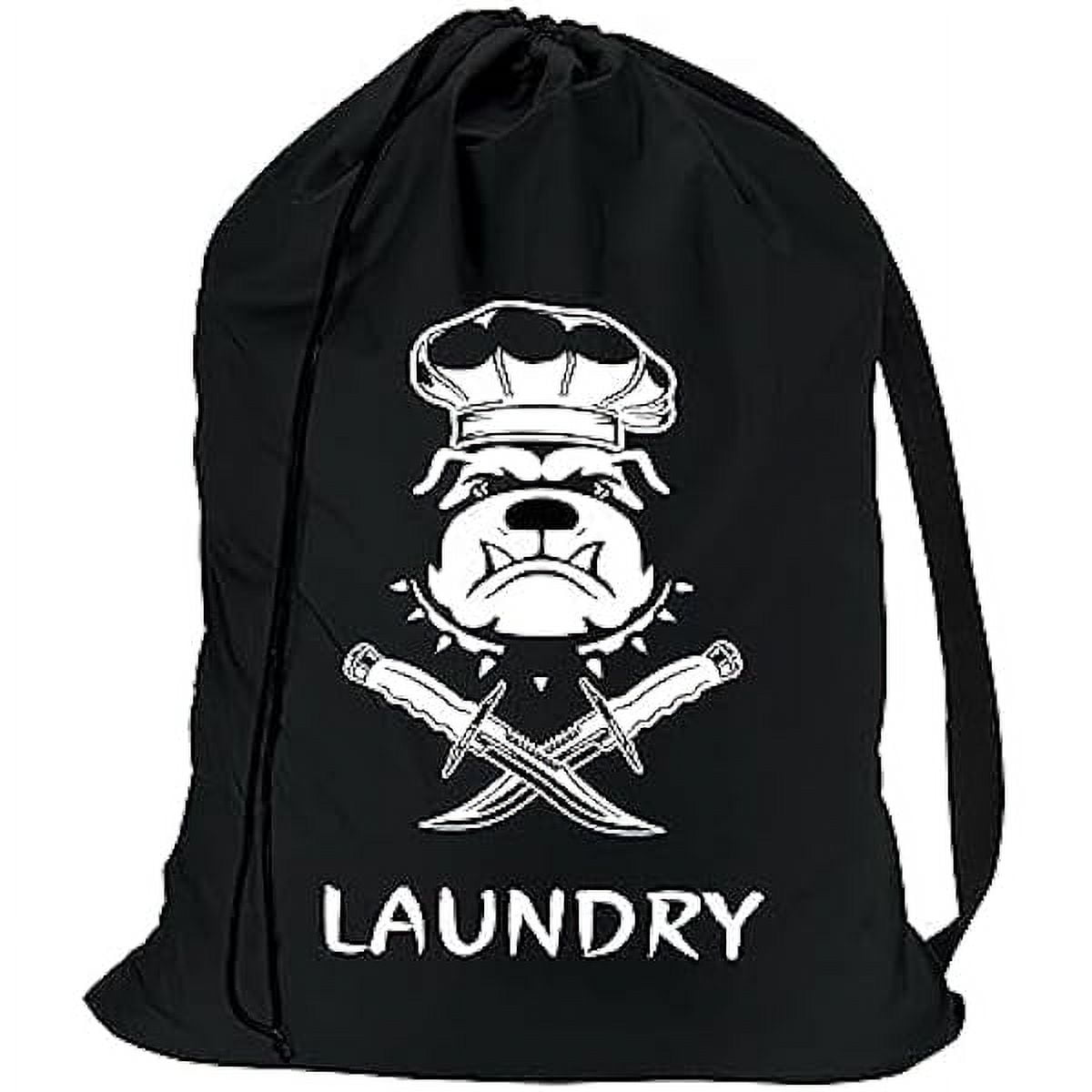 Waterproof Laundry Bag with Chef Bulldog Pattern, Laundry Bags Extra ...