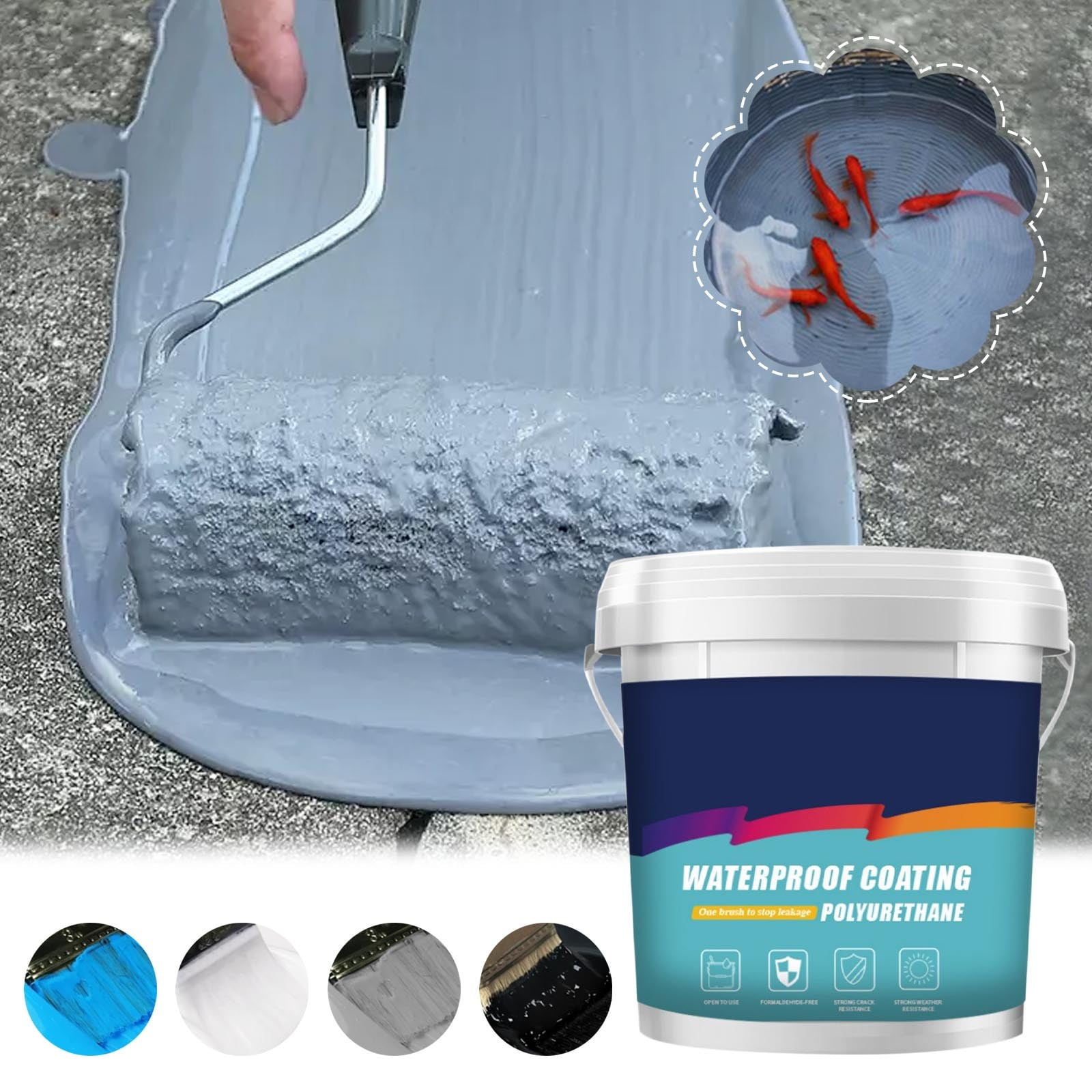 Waterproof Leak Repair Coating | Polyurethane Water-Based Sealant ...