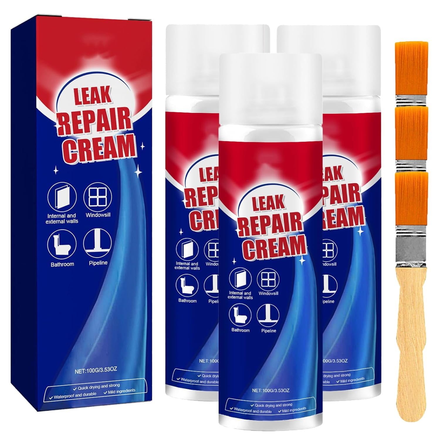 Waterproof Leak Repair Spray, 100ml Waterproof Multi-Purpose ...