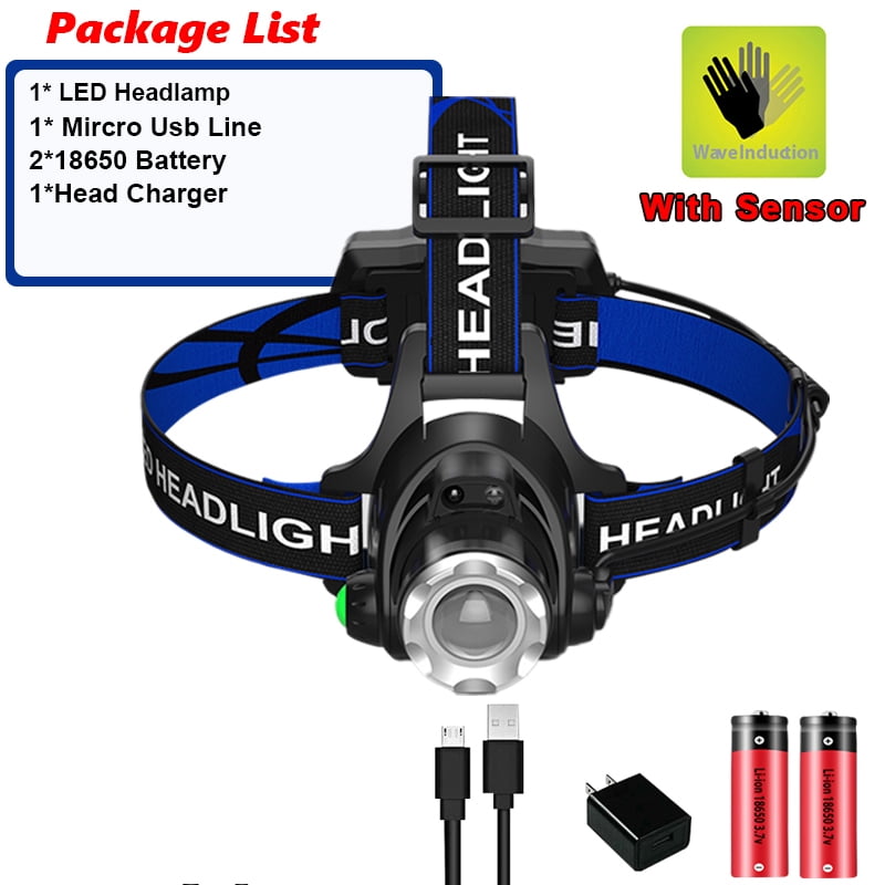 Waterproof Led Headlamp For Sauna, 100 Meters, Usb Dc Charging, Uses ...