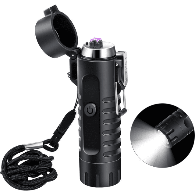 Waterproof Lighter USB Plasma Lighter Rechargeable Electric Lighter ...