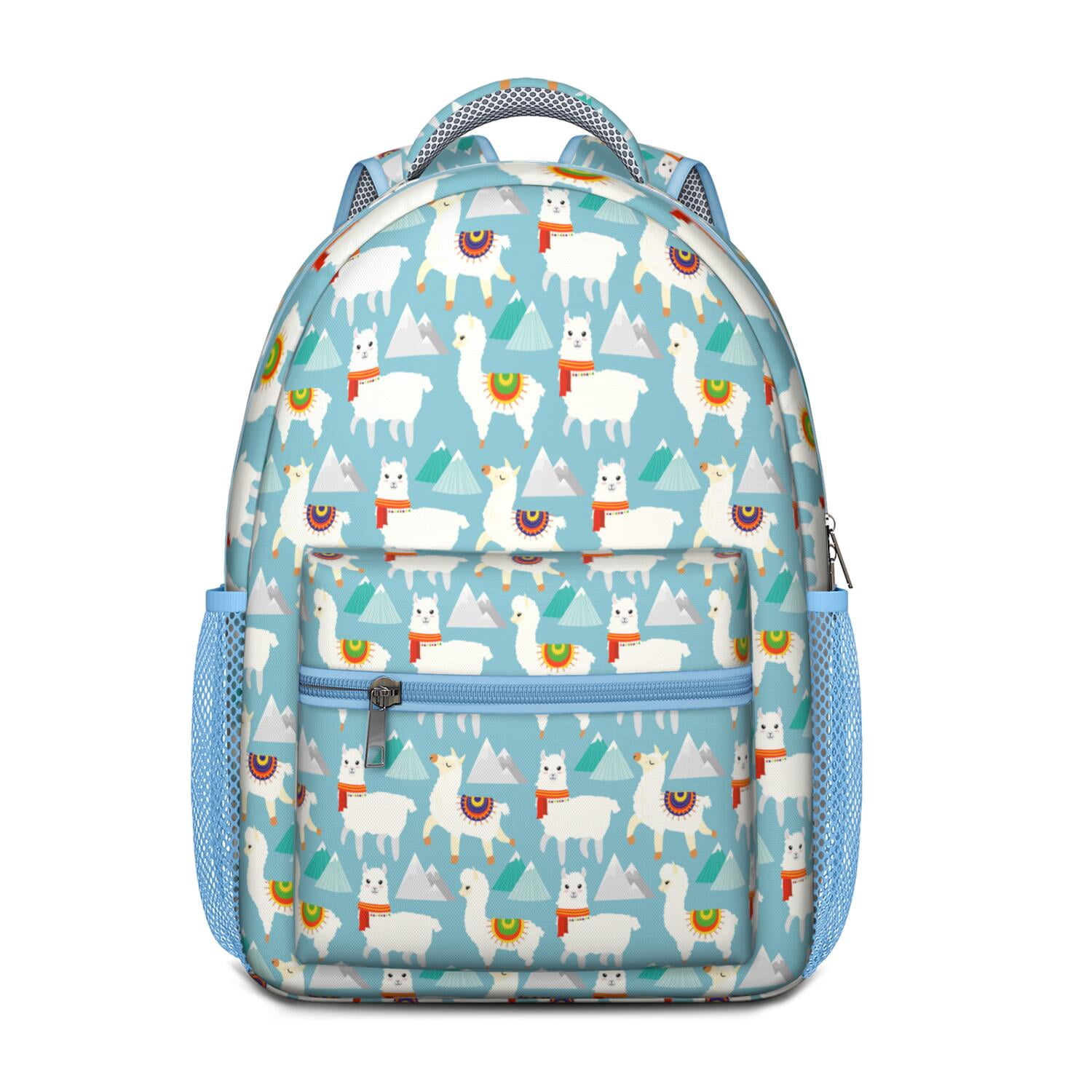 Waterproof Llama Backpack for Teens - Ergonomic School Bookbag with ...