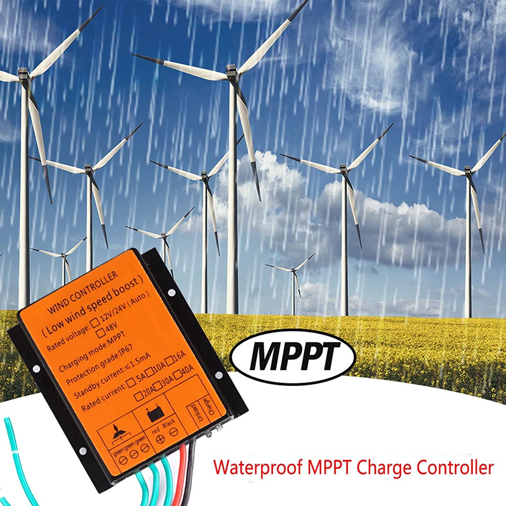 Waterproof MPPT Charge Controller,DC12V IP67 Wind Turbines Generator ...