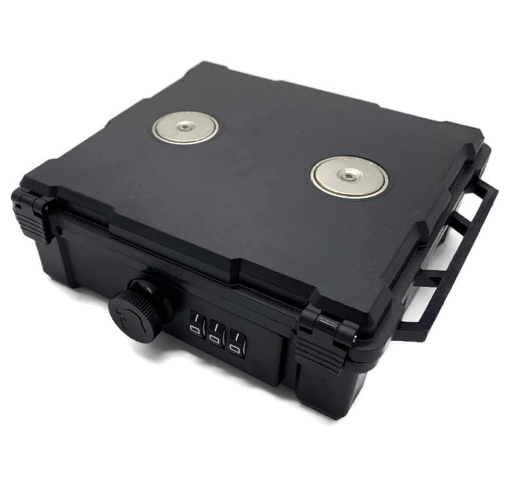 Waterproof Magnetic Locking Storage Box with Inner Dividers, Hide-A-Key ...