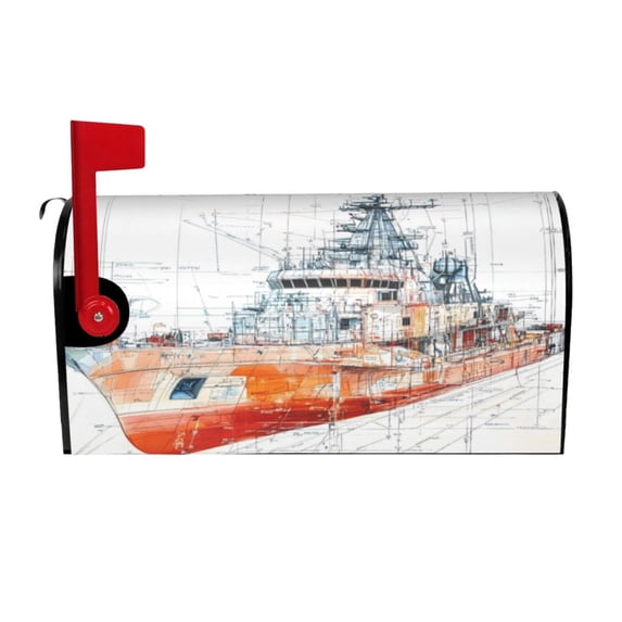 Waterproof Mailbox Cover Standard Size Uv Resistant Oxford Fabric ...
