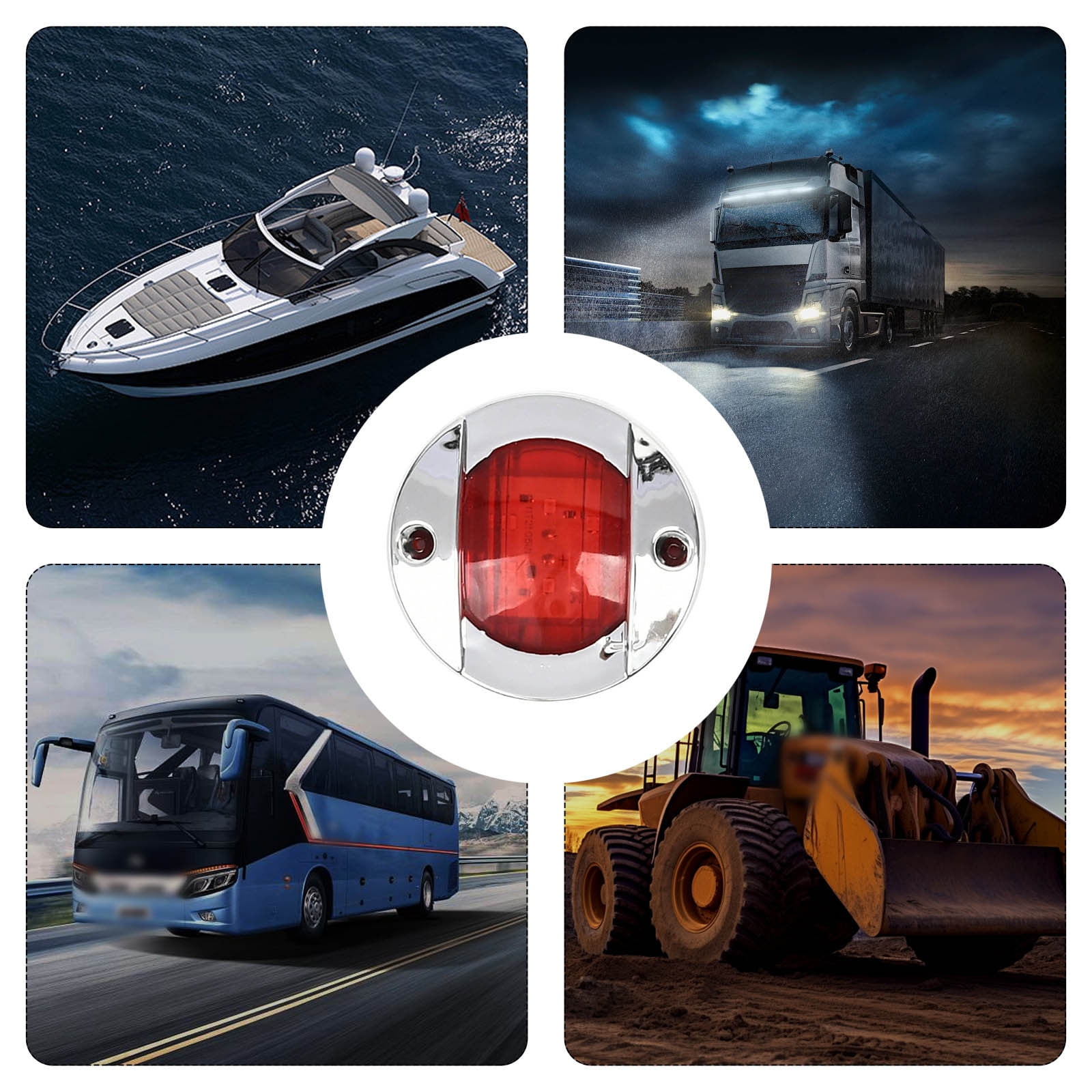 Waterproof Marine LED Courtesy Lights,Transom Stern Navigation Lights ...