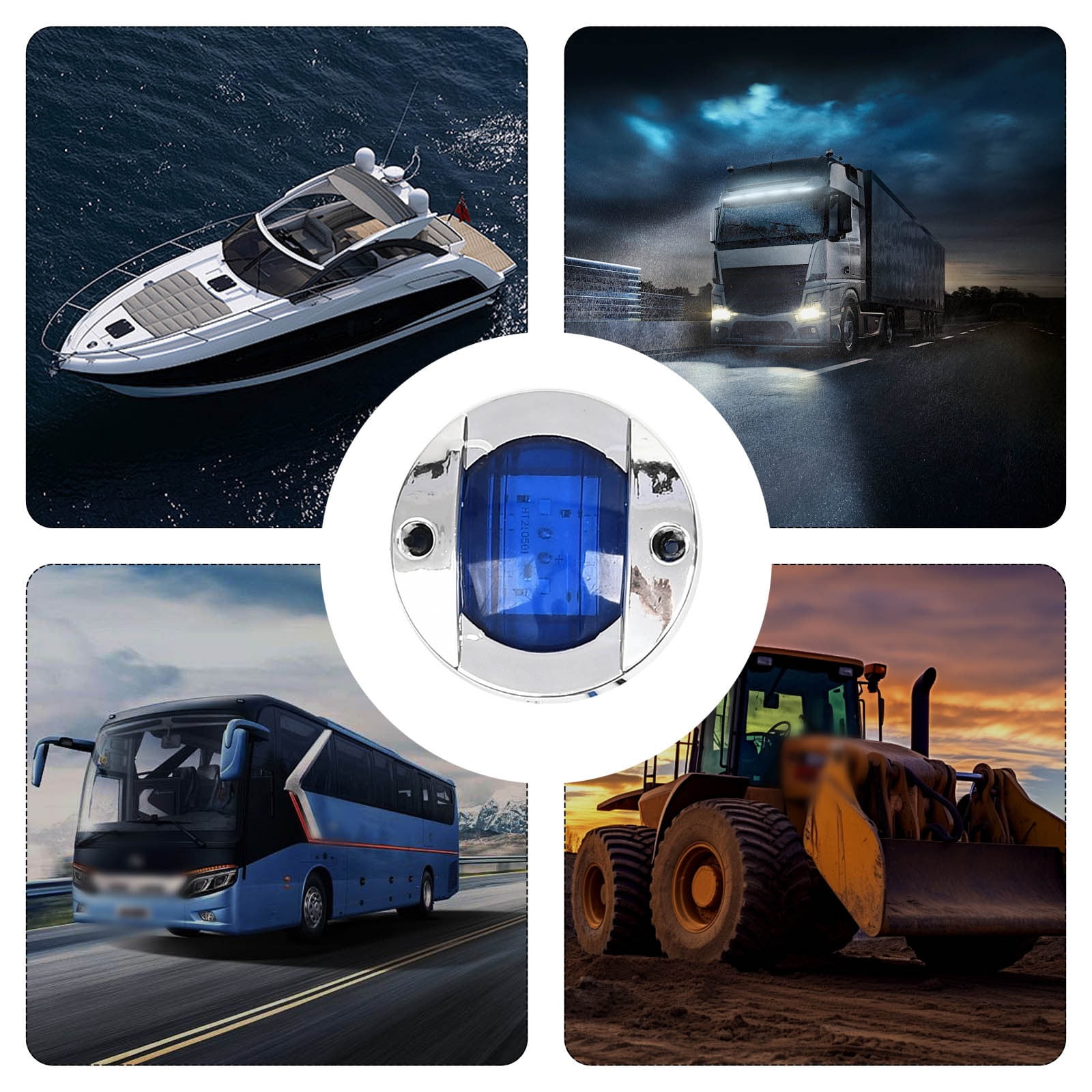 Waterproof Marine LED Courtesy Lights,Transom Stern Navigation Lights ...