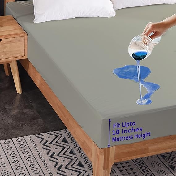 Waterproof Mattress Protector Full Size - Cooling Bamboo Rayon, 3D Air ...