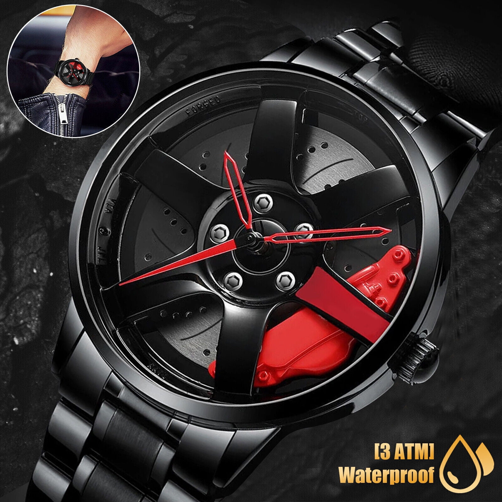 Waterproof Men Watch Relojes De Hombre Stainless Steel Quartz Classic ...