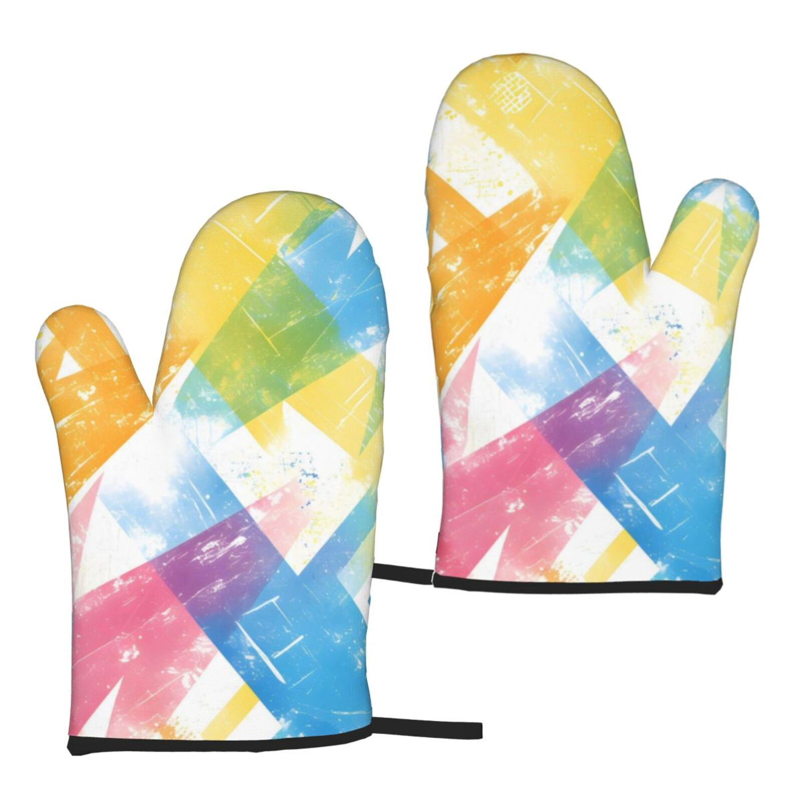 Waterproof Microwave Gloves 2 Pack Heat Resistant Oven Mitt For Kitchen ...