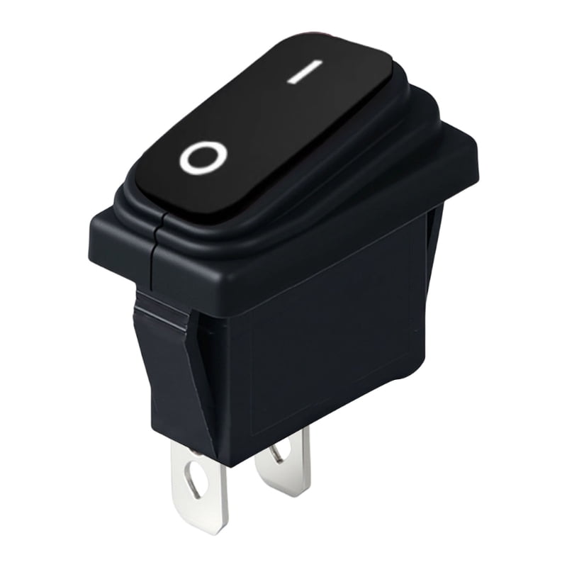 Waterproof Mini Toggle Switch 2 Pin Button Control Switch Rectangular ...