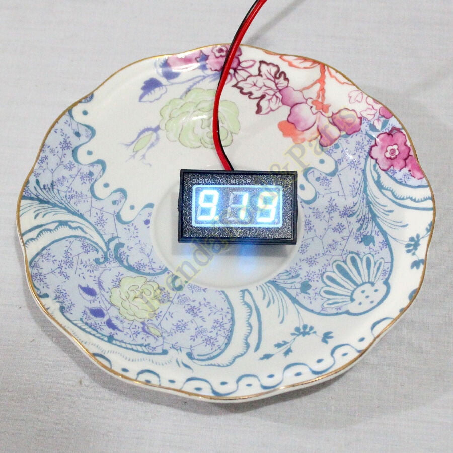 Waterproof Monitor 12V Battery Meter 2.5-30V DC Auto Gauge Digital ...