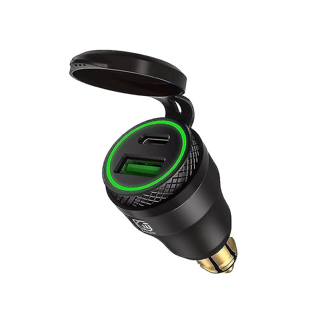 Waterproof Motorbike 12v 24v Qc3.0 Usb Type C Pd Fast Charger Power ...