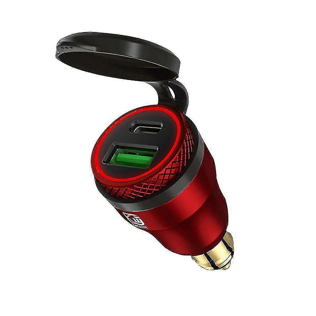Waterproof Motorbike 12v 24v Qc3.0 Usb Type C Pd Fast Charger Power ...