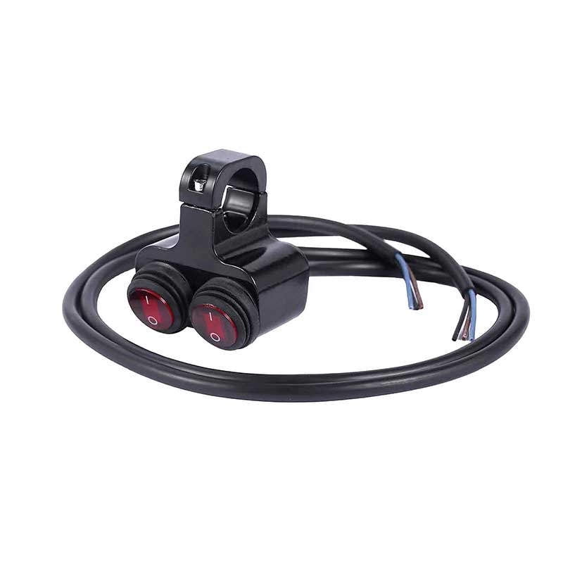 Waterproof Motorcycle ATV 22mm Light Bar Double Control Switch ...