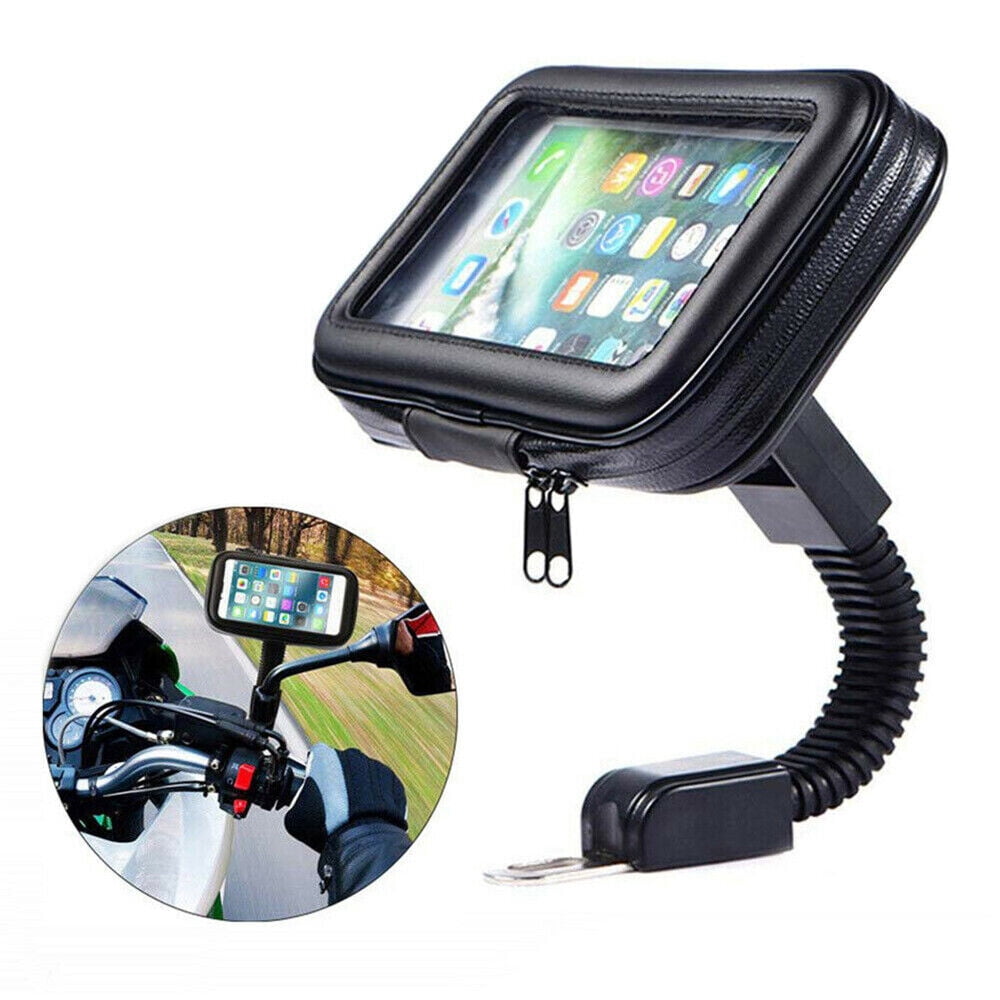 Waterproof Motorcycle Phone Holder Bag Case Motorbike Scooter Mobile ...