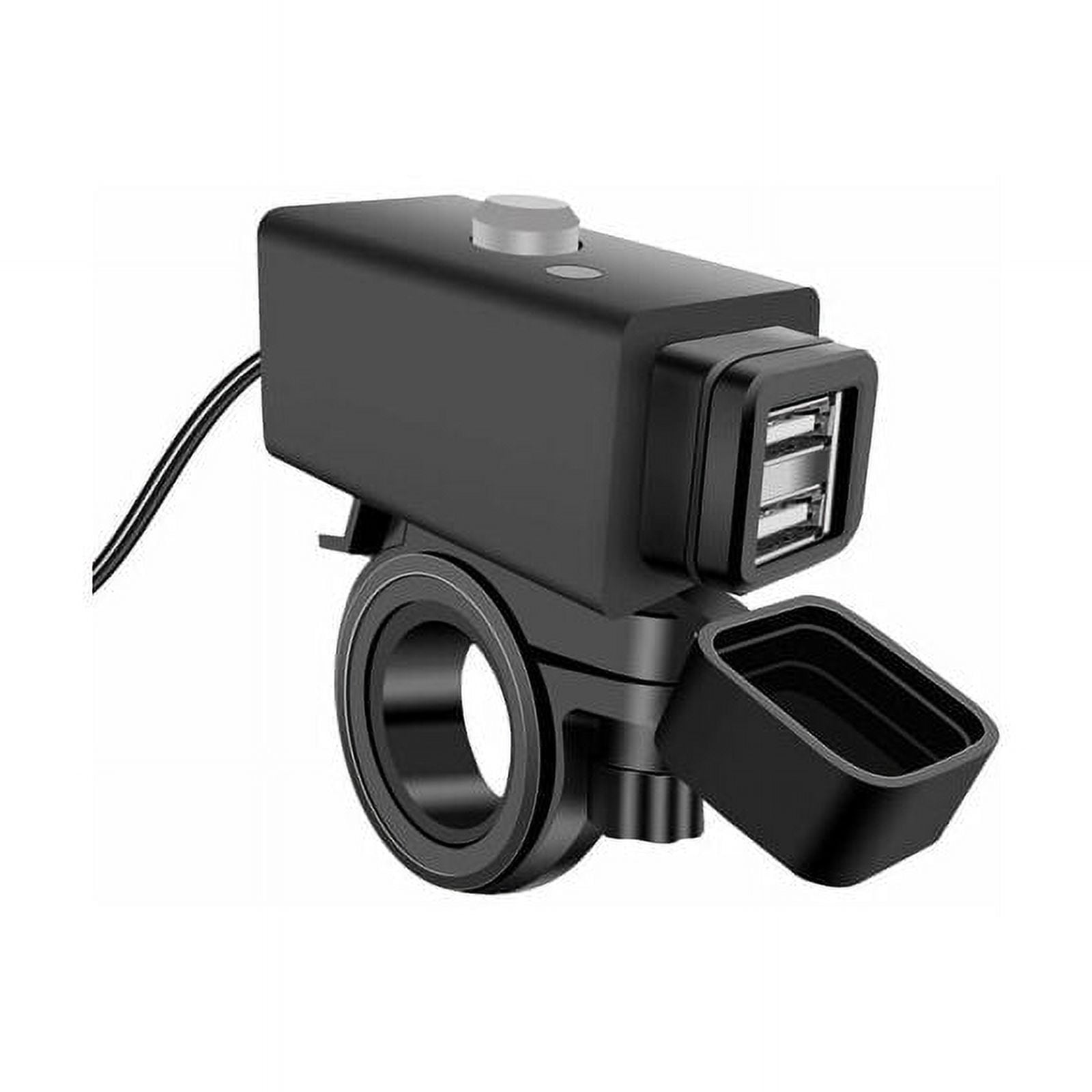 Waterproof Motorcycle Usb Charger With Switch 5V Dual Ports - Walmart.com