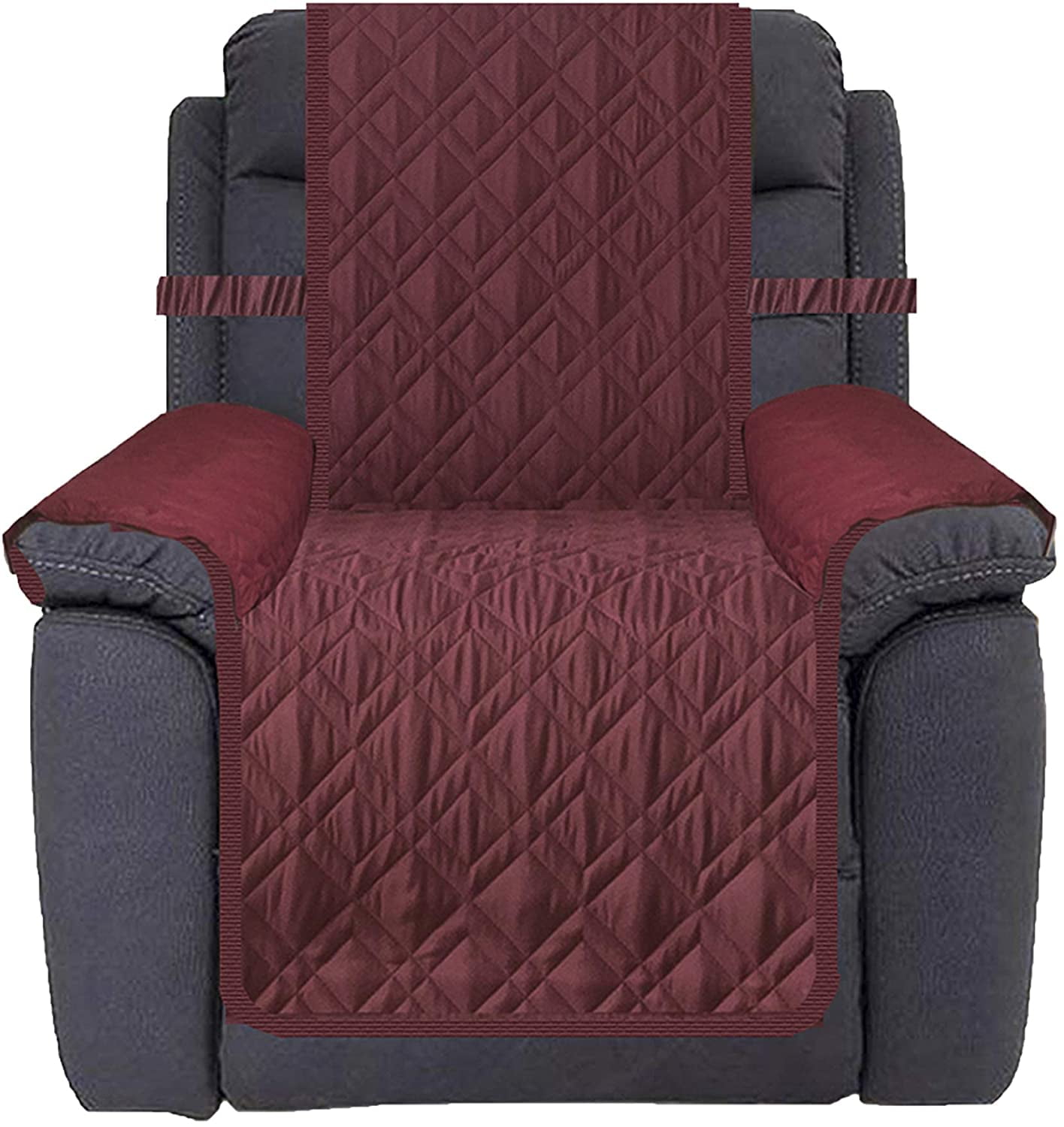 Waterproof Nonslip Recliner Cover Stay in Place, Dog Chair Cover ...