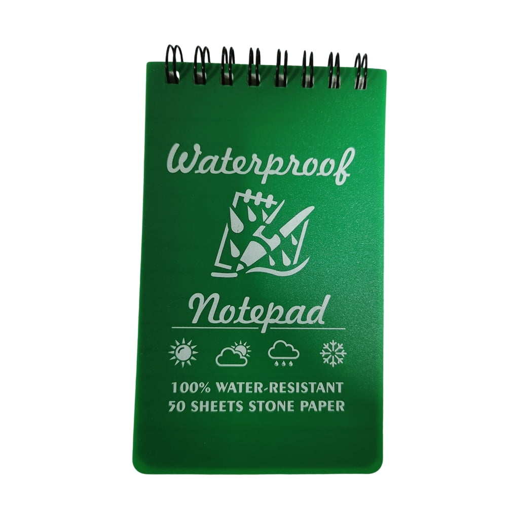 Waterproof Notebooks All Weather Pocket Notebook Small Notepads Spirals ...