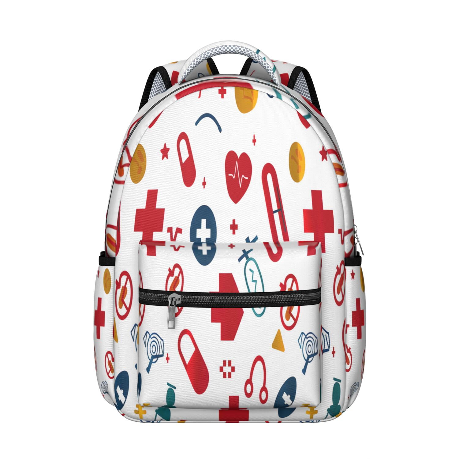 Waterproof Nurse Backpack - Ergonomic School Bag with Spinal Support ...