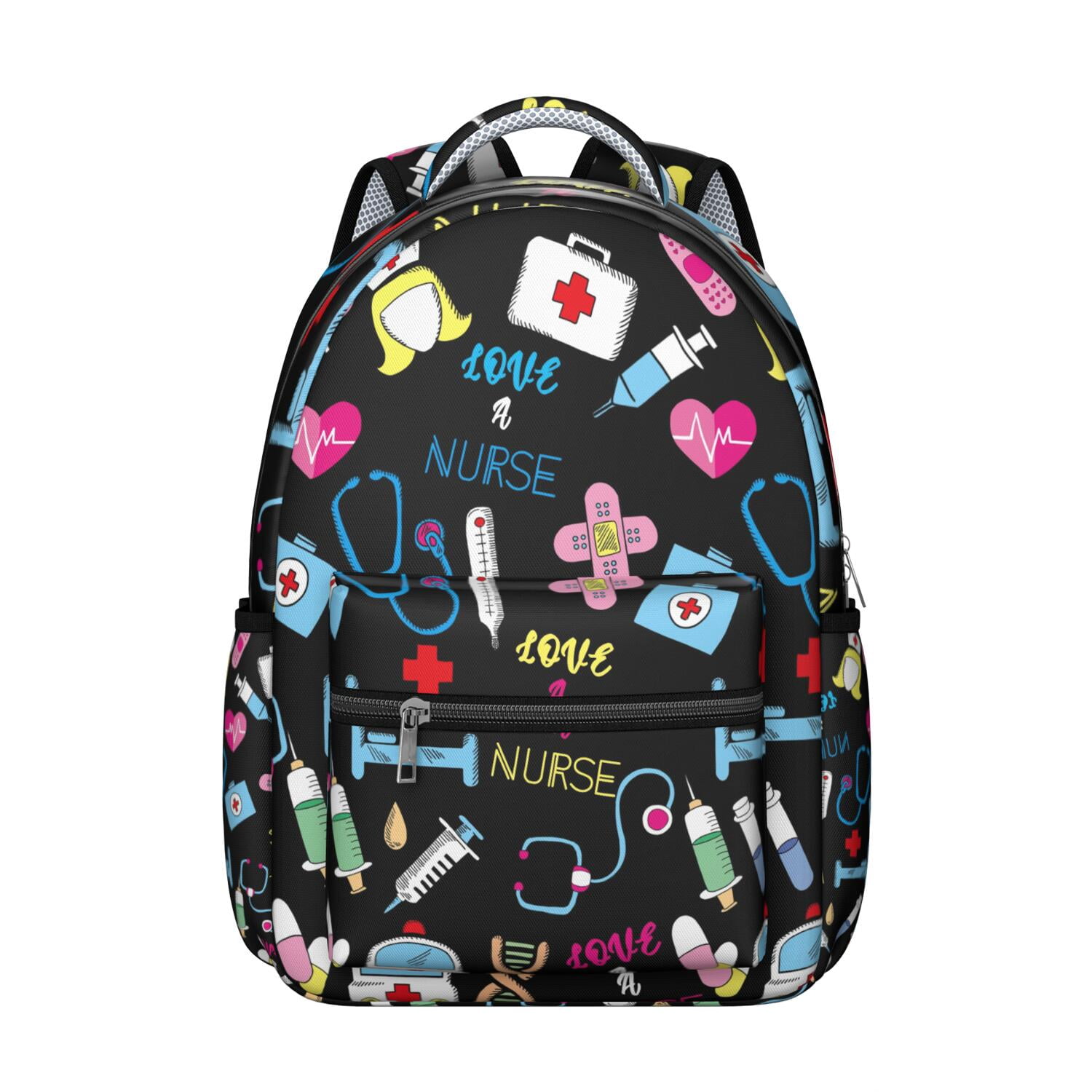 Waterproof Nurse Backpack - Ergonomic School Bag with Spinal Support ...