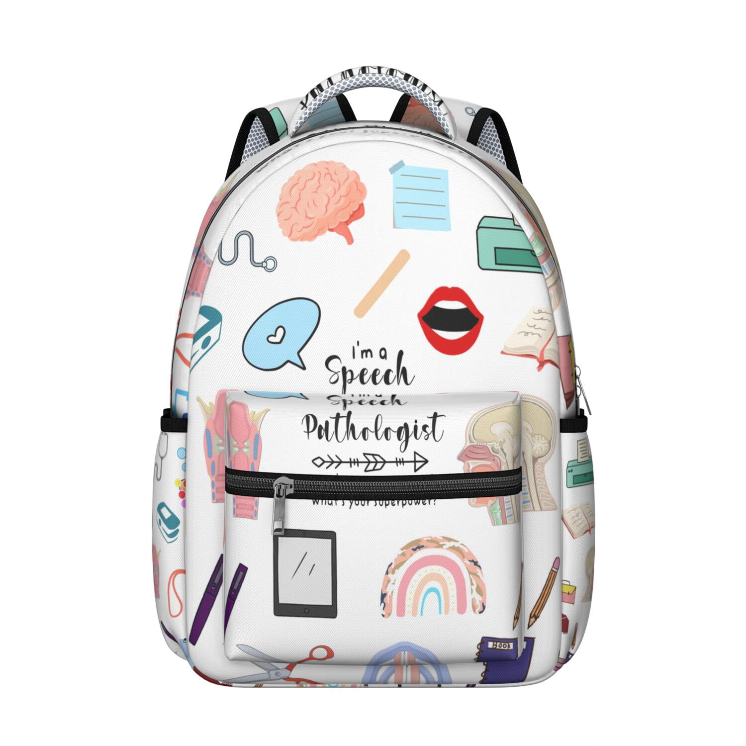 Waterproof Nurse Backpack - Ergonomic School Bag with Spinal Support ...