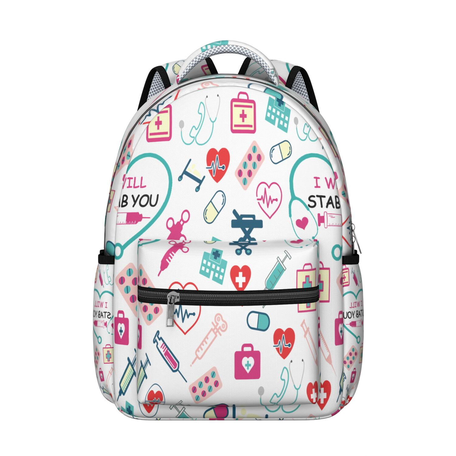 Waterproof Nurse Backpack - Ergonomic School Bag with Spinal Support ...