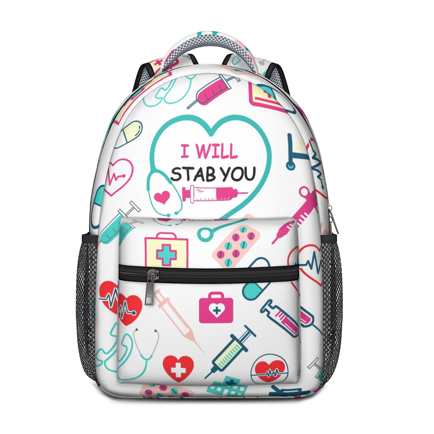 Waterproof Nurse Backpack - Ergonomic Student Bookbag with Spinal ...