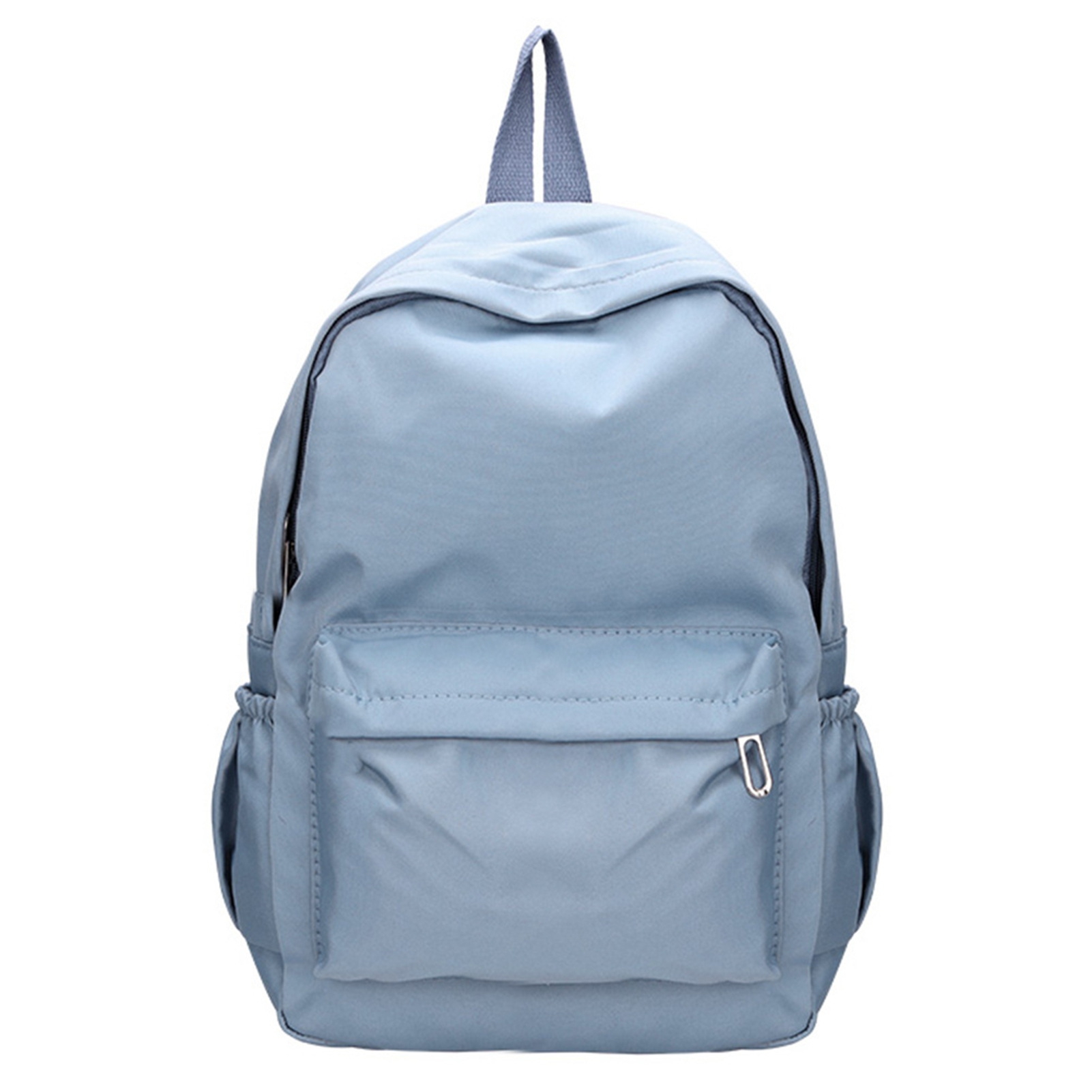 Waterproof Nylon Backpack Large Capacity Solid Color Ultra-light Casual ...