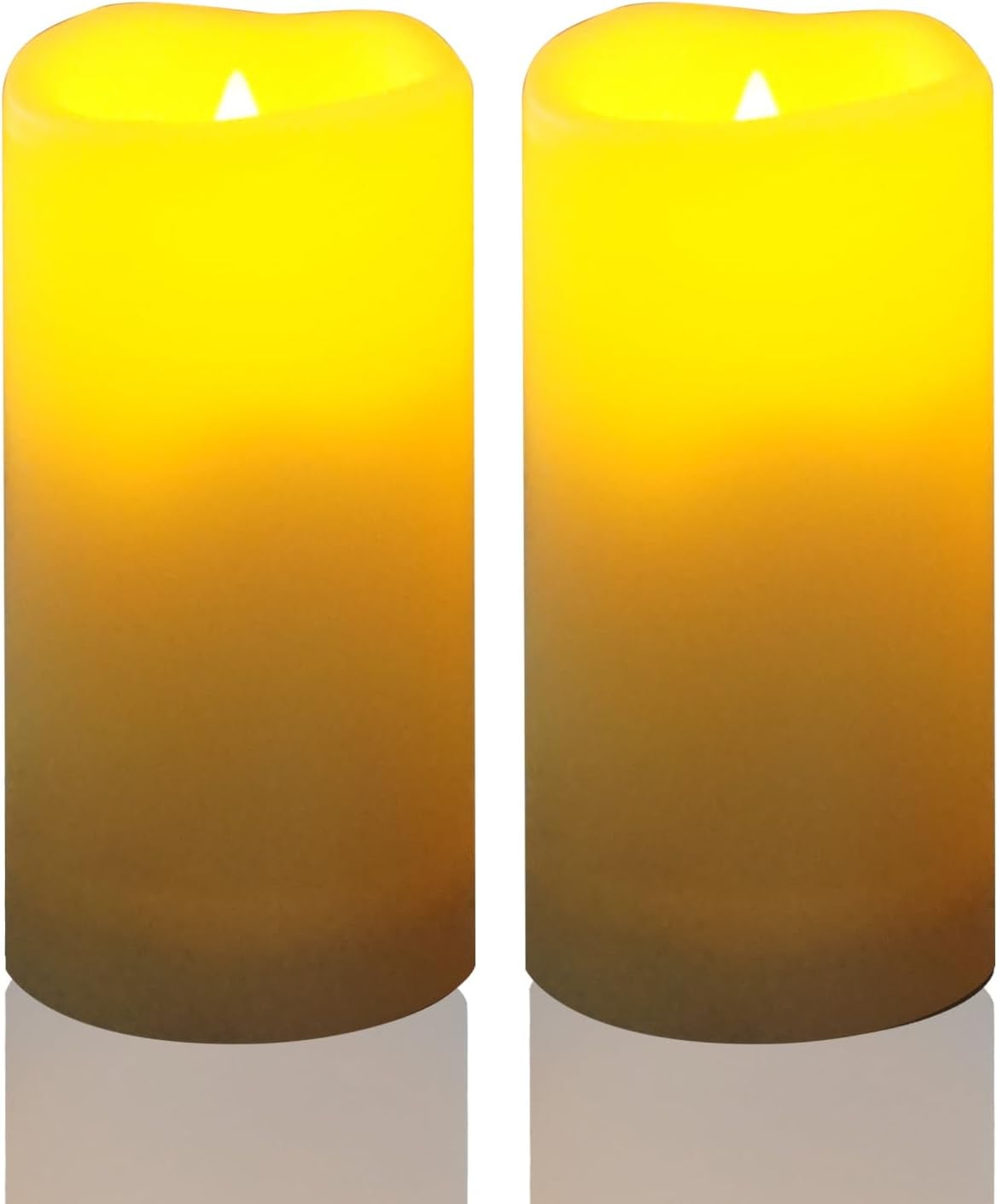 Waterproof Outdoor Battery Operated Flameless Candles with Timer ...